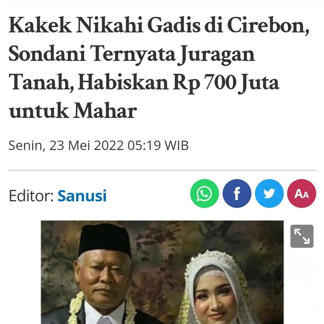 Ingat Fia Berlanti Gadis 19 Tahun Yang Dinikahi Kakek Juragan Tanah 63