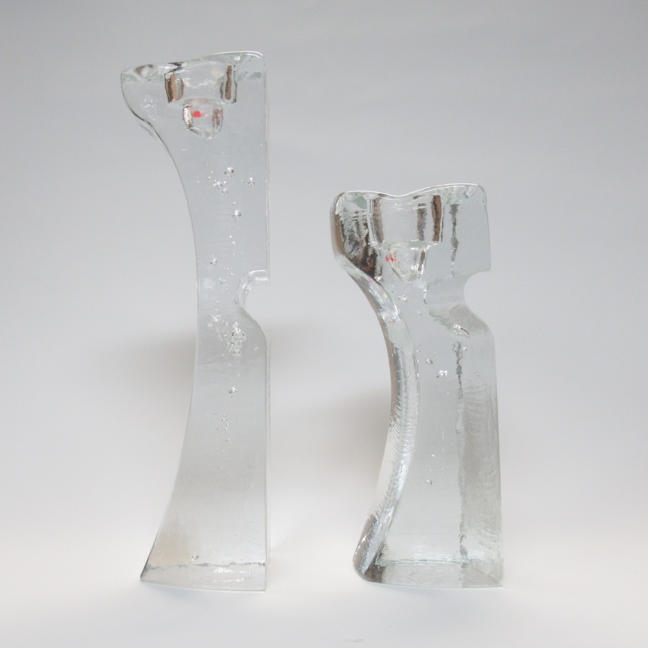 Kosta Boda Connect Candlestick Pair