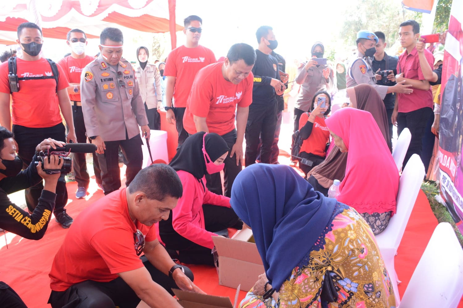 Peringati Hut Ri Ke 77 Polda Banten Bersama Bhayangkari Daerah Banten