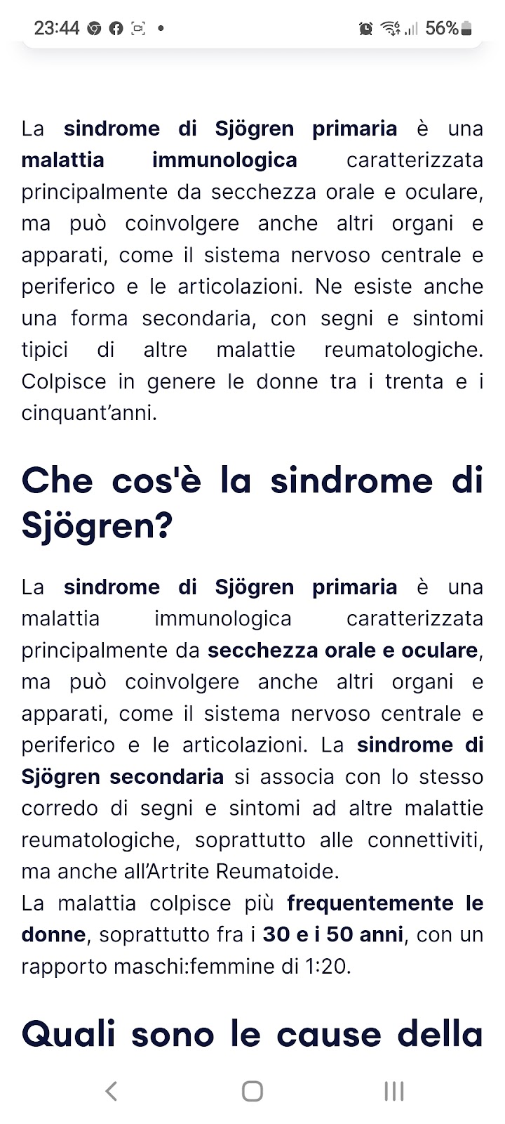 La Sclerosi Multipla Ccsvi Vista Da Sam E Non Solo Sindrome Di Sjogren