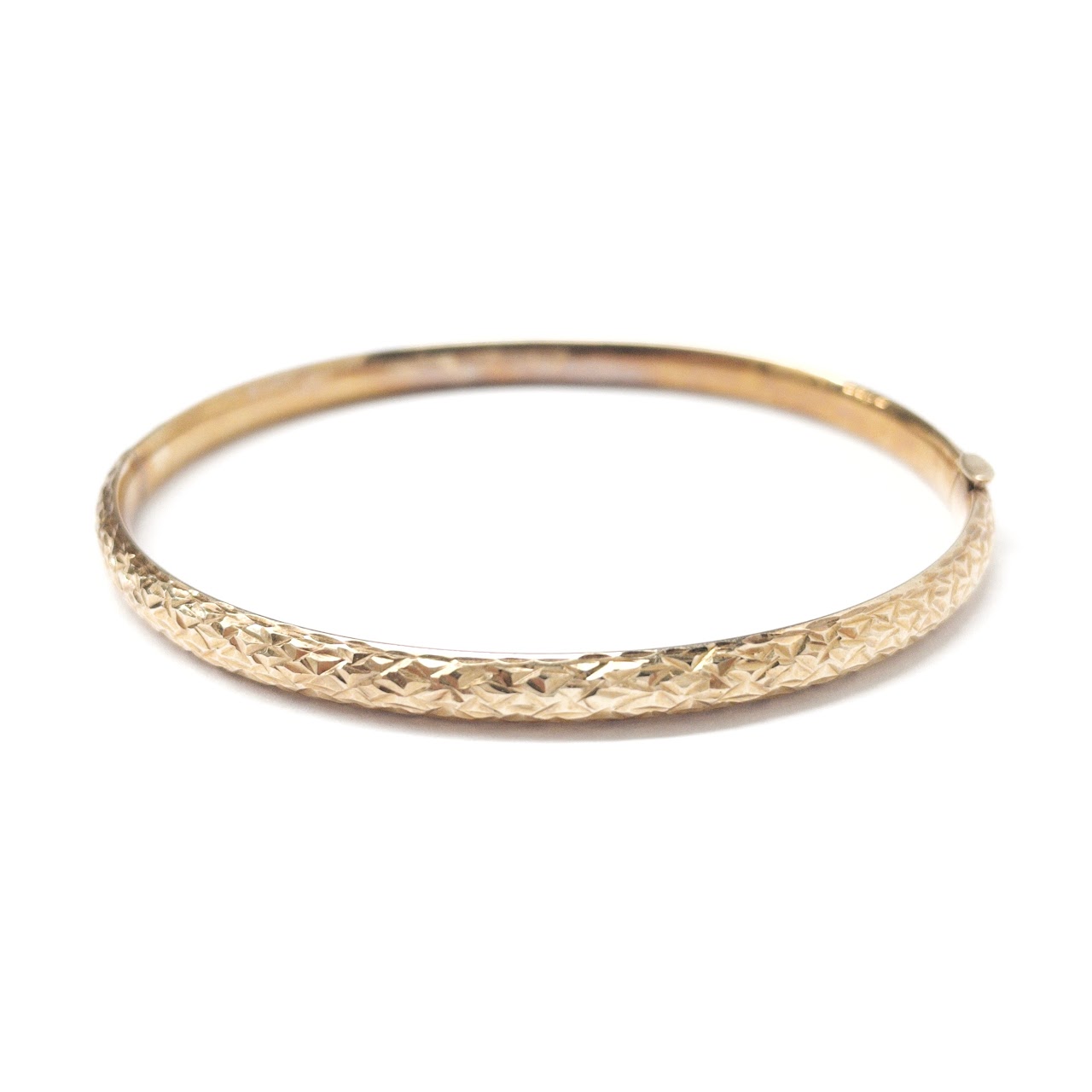 14k Gold Bangle Bracelet