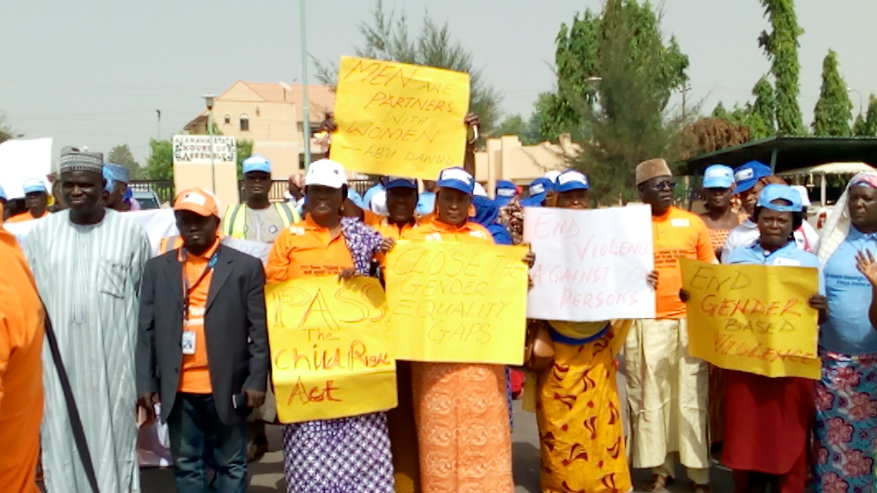 Photos Advocacy March To The Adamawa State House Of Assembly Organized