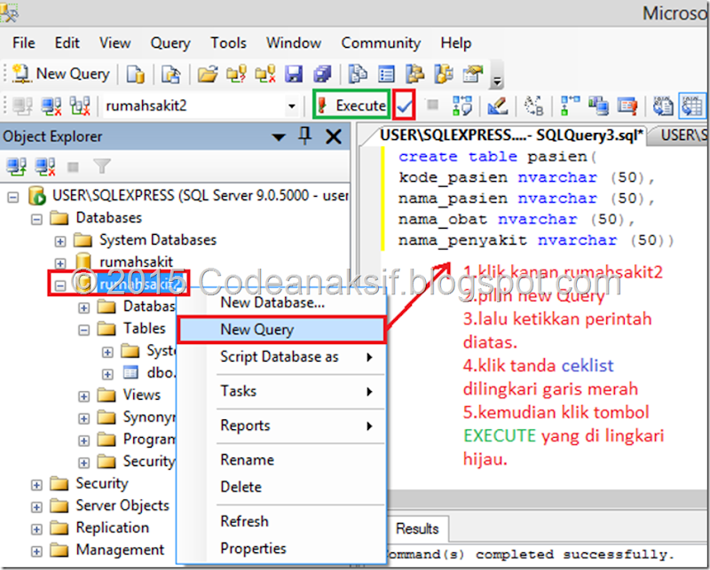 Cara Membuat Table Di Sql Server Dengan Coding Baca Coding