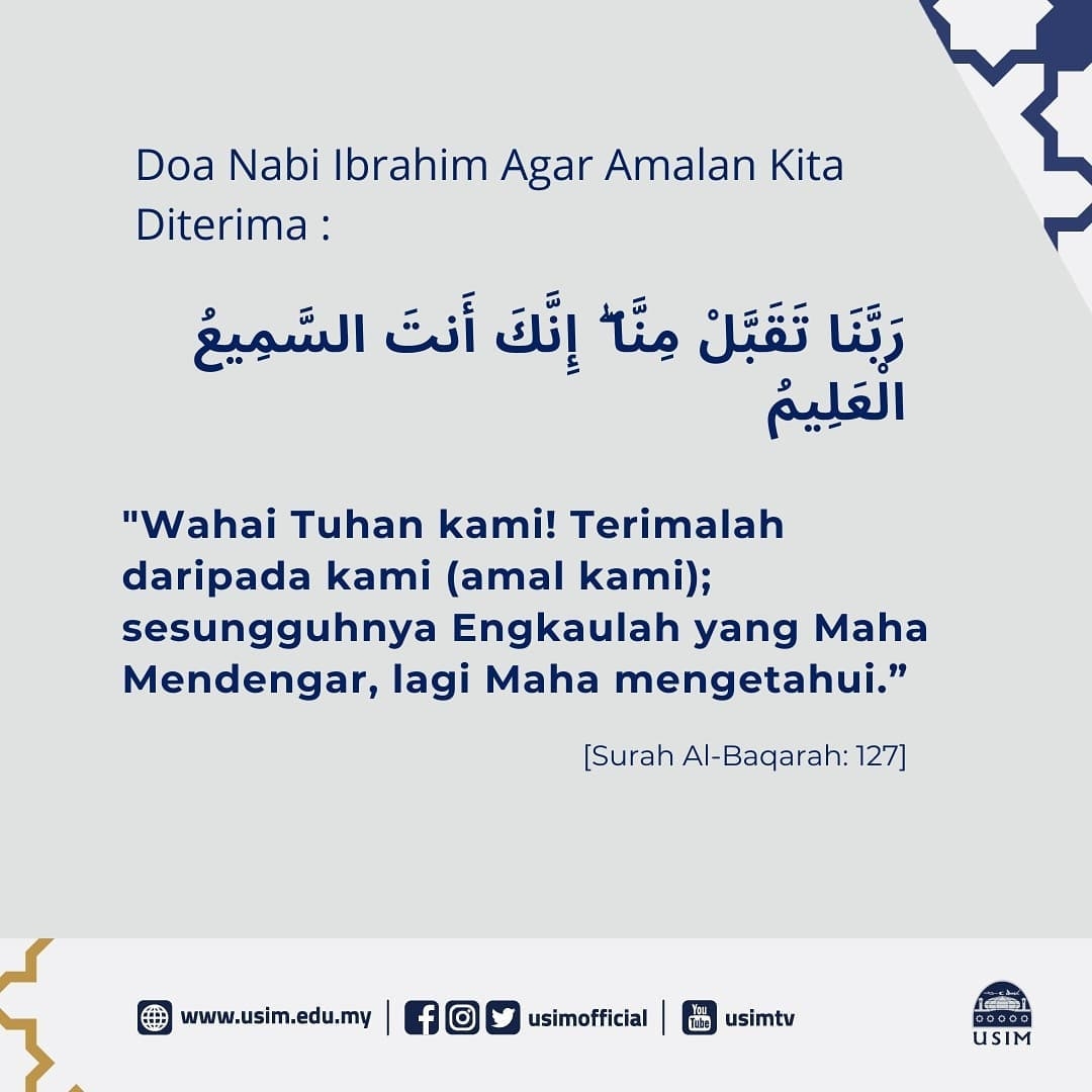 Ilmu And Amal Doa Agar Amalan Kita Diterima Allah