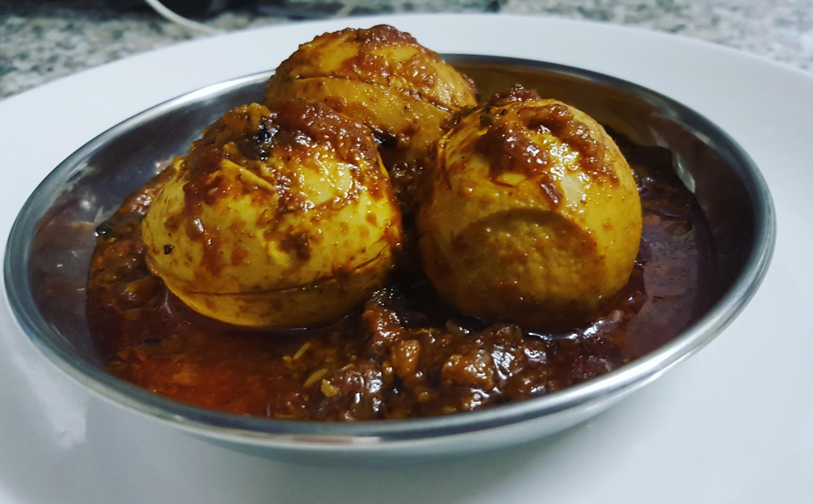 Roomyskitchen Anda Curry Dhaba Style Egg Curry