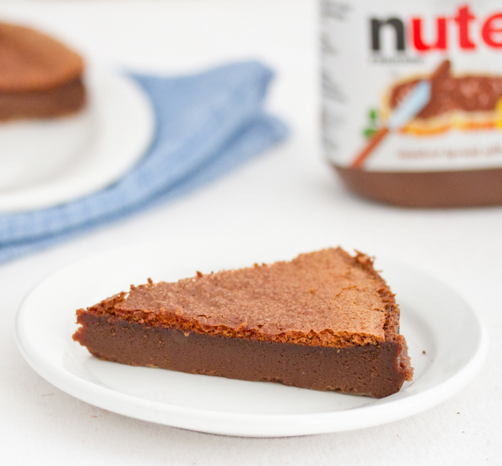 2 Ingredient Flourless Nutella Cake Kirbies Cravings