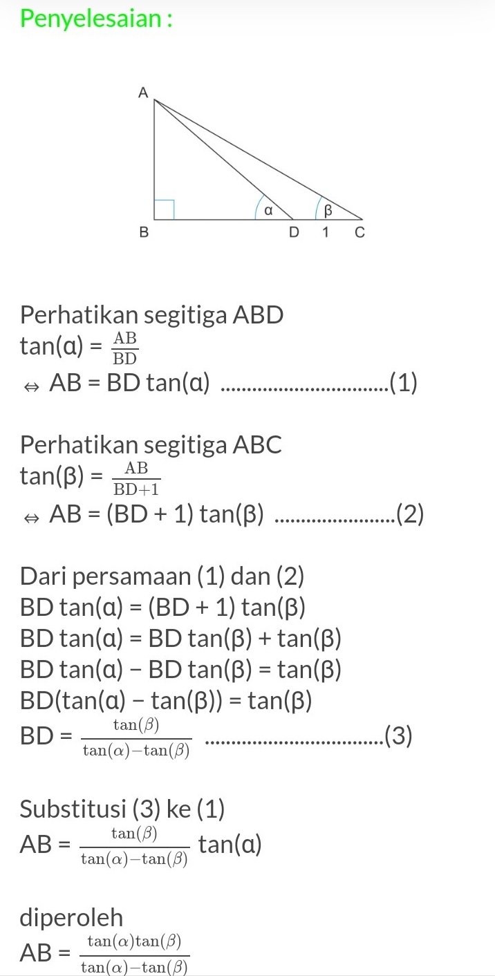 Perbandingan Trigonometri Pada Segitiga Siku Siku