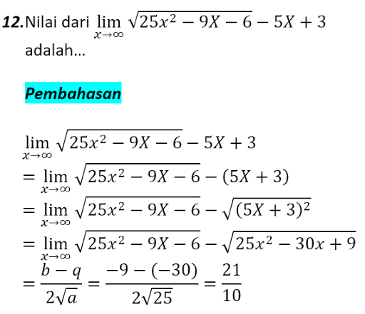 Pelajari Contoh Soal Dan Pembahasan Limit Kelas 11 Terbaik Simak