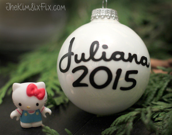 Hello Kitty Font On Ornament