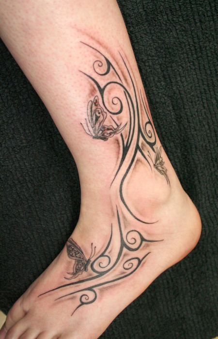 Leg Tattoo For Girls Tattoo 3d