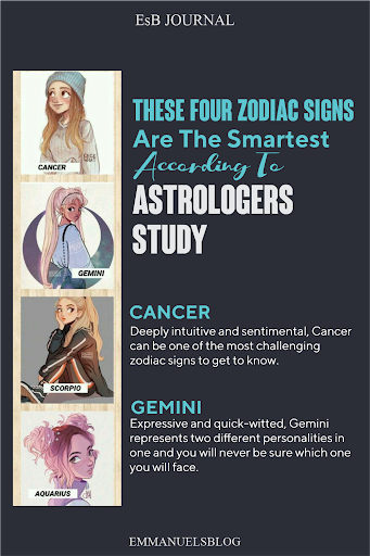 These Four Zodiac Signs Are The Smartest According To Astrologers Study