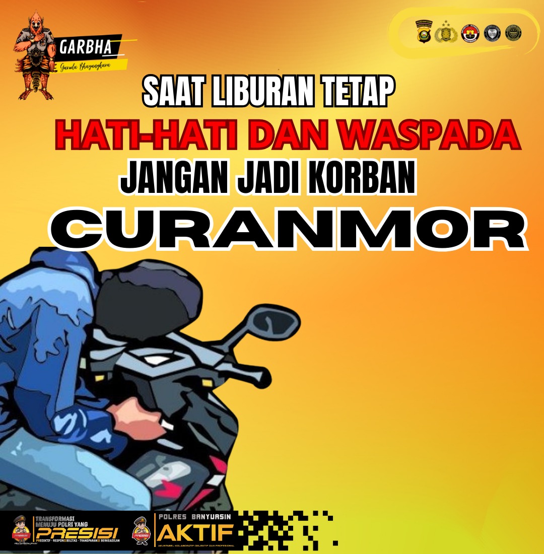 Kapolres Banyuasin Hati Hati Dan Waspada Saat Liburan Jangan Sampai