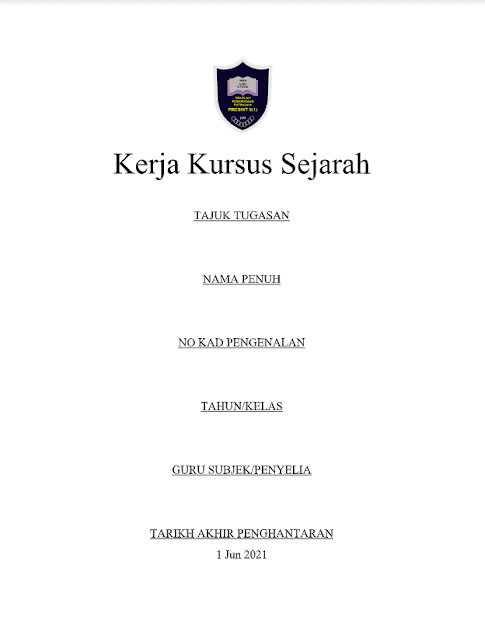 Contoh Folio Sejarah Tahun 6 John Poole