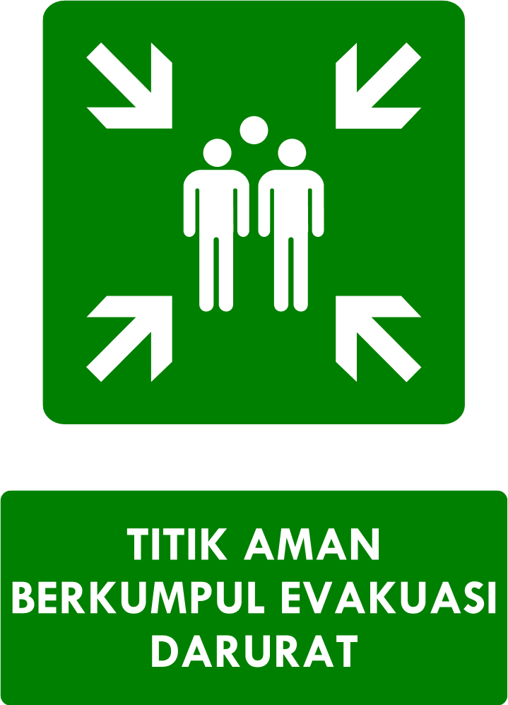 Rambu K3 Kumpulan Rambu Sarana Evakuasi Darurat Safety Sign Ahli