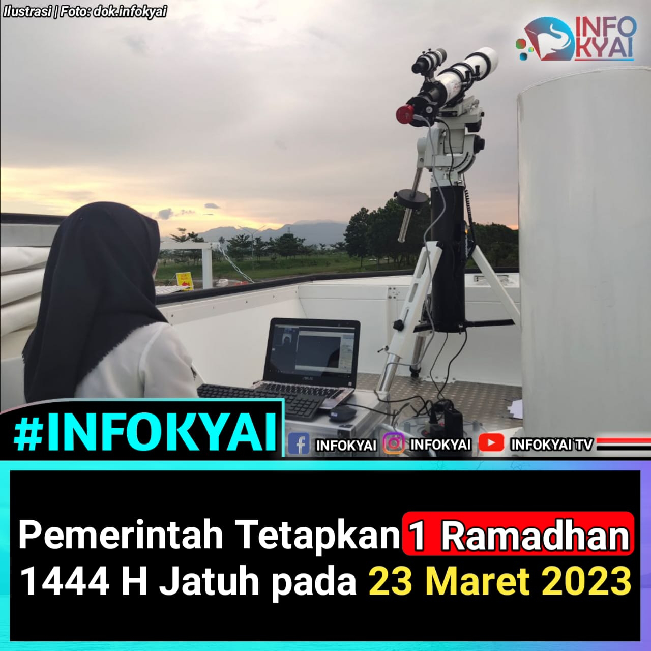 Pemerintah Tetapkan 1 Ramadhan 1444 H Jatuh Pada 23 Maret 2023