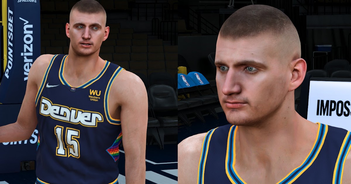 Nba 2k22 Nikola Jokic Cyberface Likeness Update V2 By Vindragon