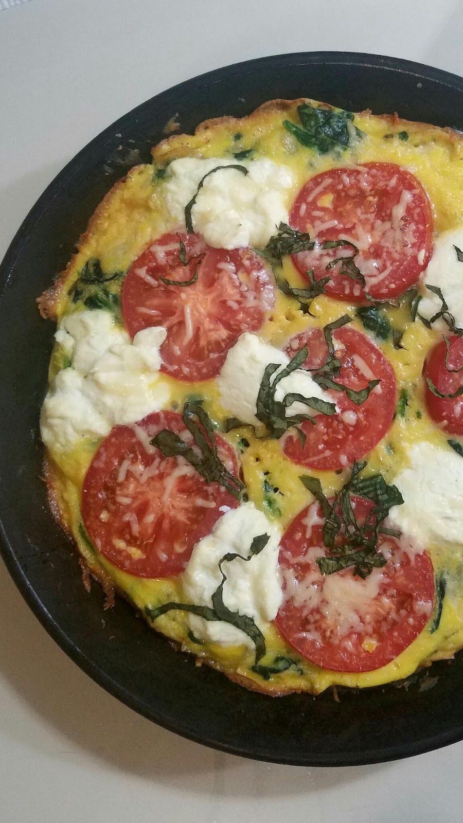 Eat This Spinach Tomato Ricotta Frittata