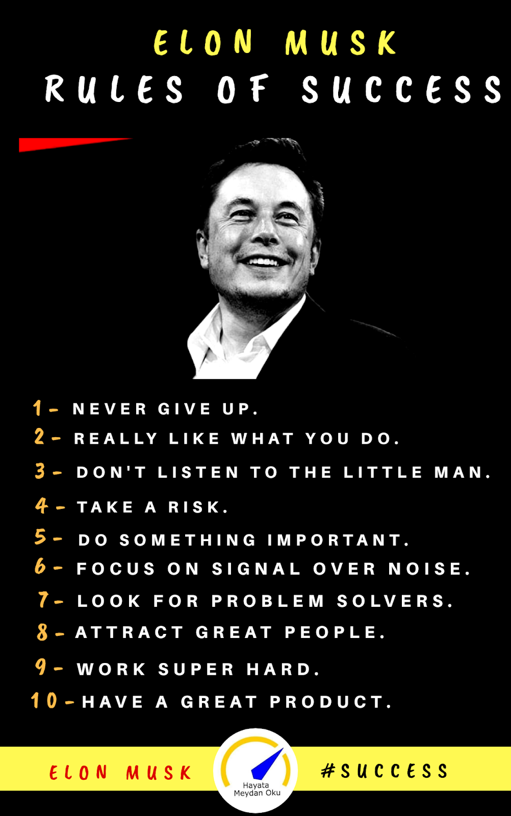 Elon Musks 10 Rules Of Success