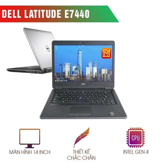 Laptop Cũ Dell Latitude E7440 Core I7 4600u Ram 8gb Ssd 256gb