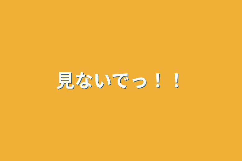 見ないでっ！！ 全1話 作者みぅの連載小説 テラーノベル