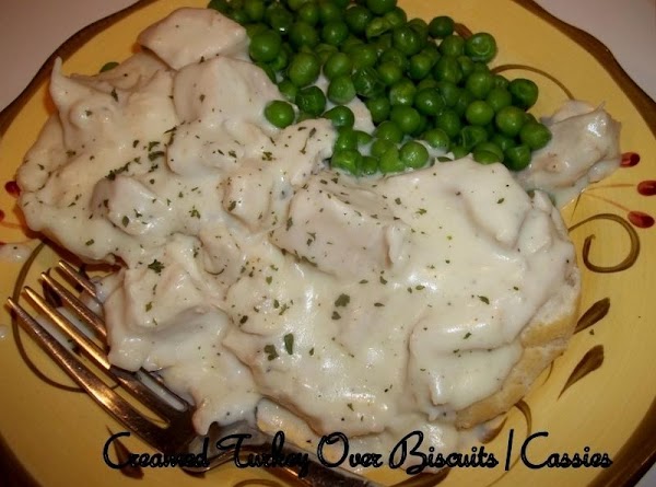 Creamed Turkey Over Biscuits Recipe Just A Pinch Recipes