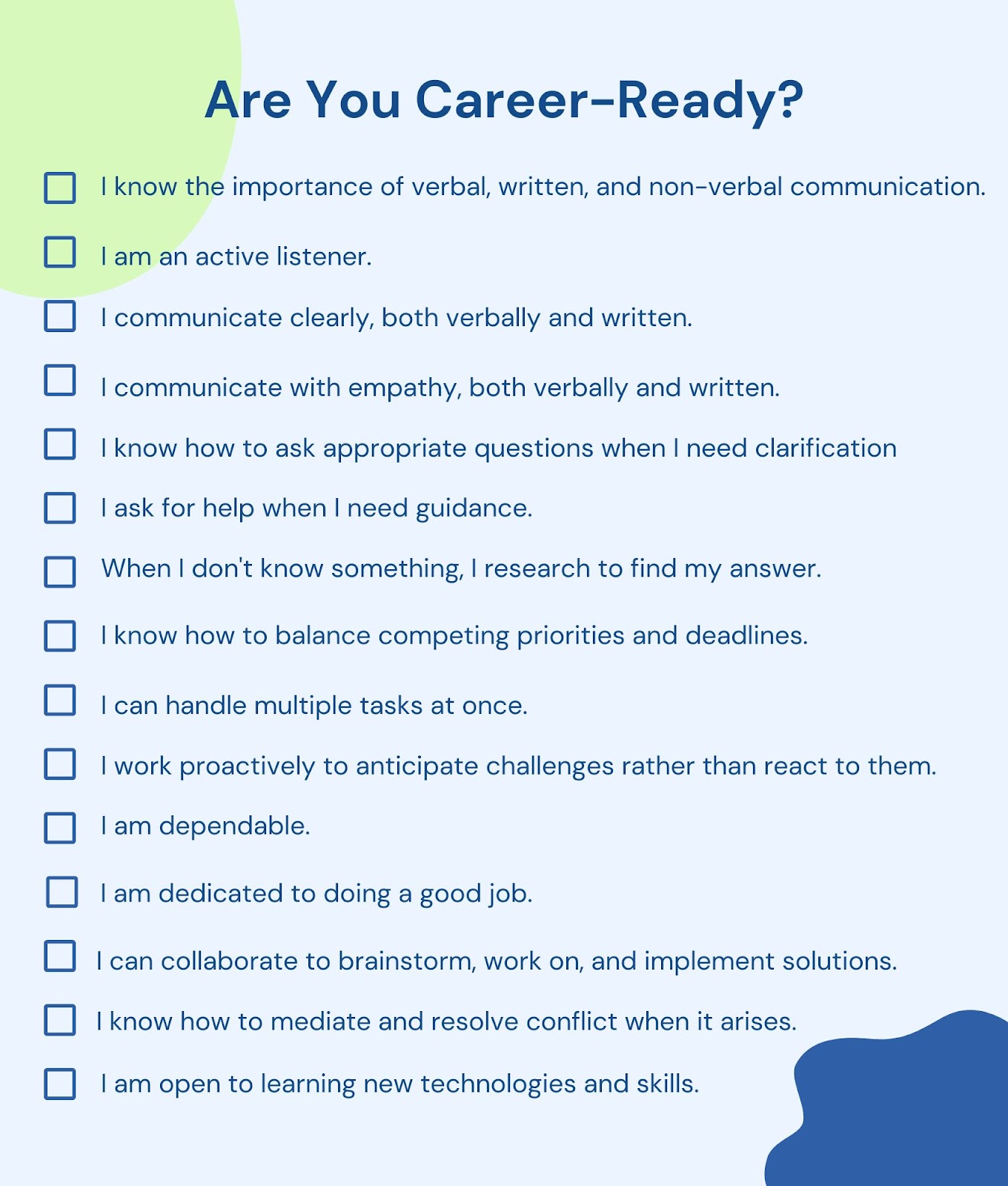 What Is Career Readiness Career Development Yale School Of Management