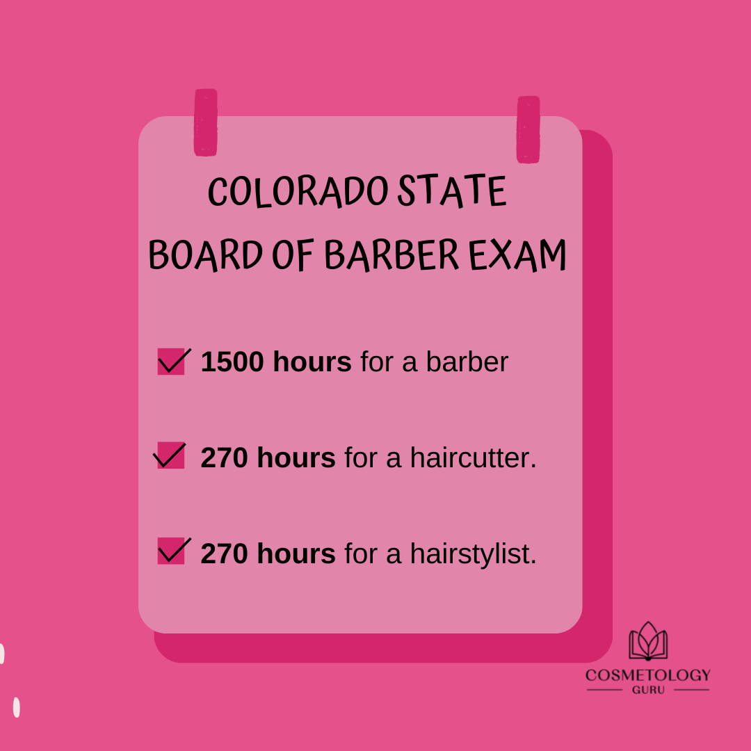 Colorado State Board Of Barber Exam Essential Information