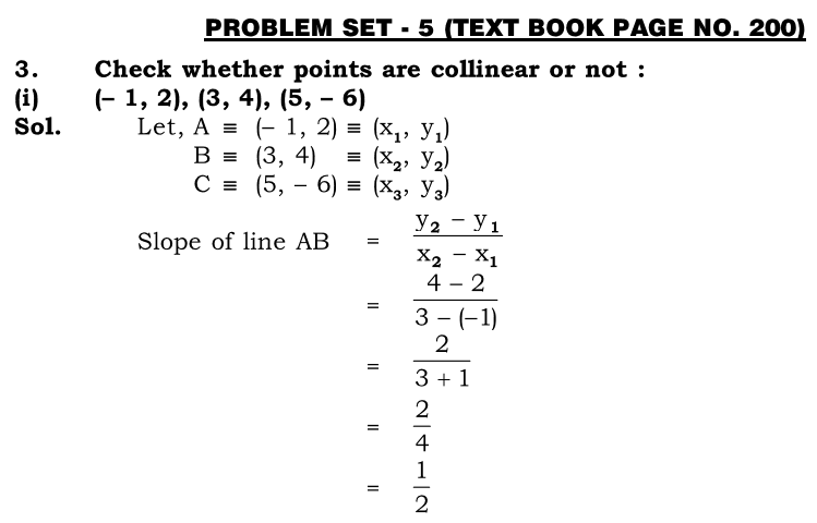 Omtex Classes Other Important Sums Related To Slope Of The Line