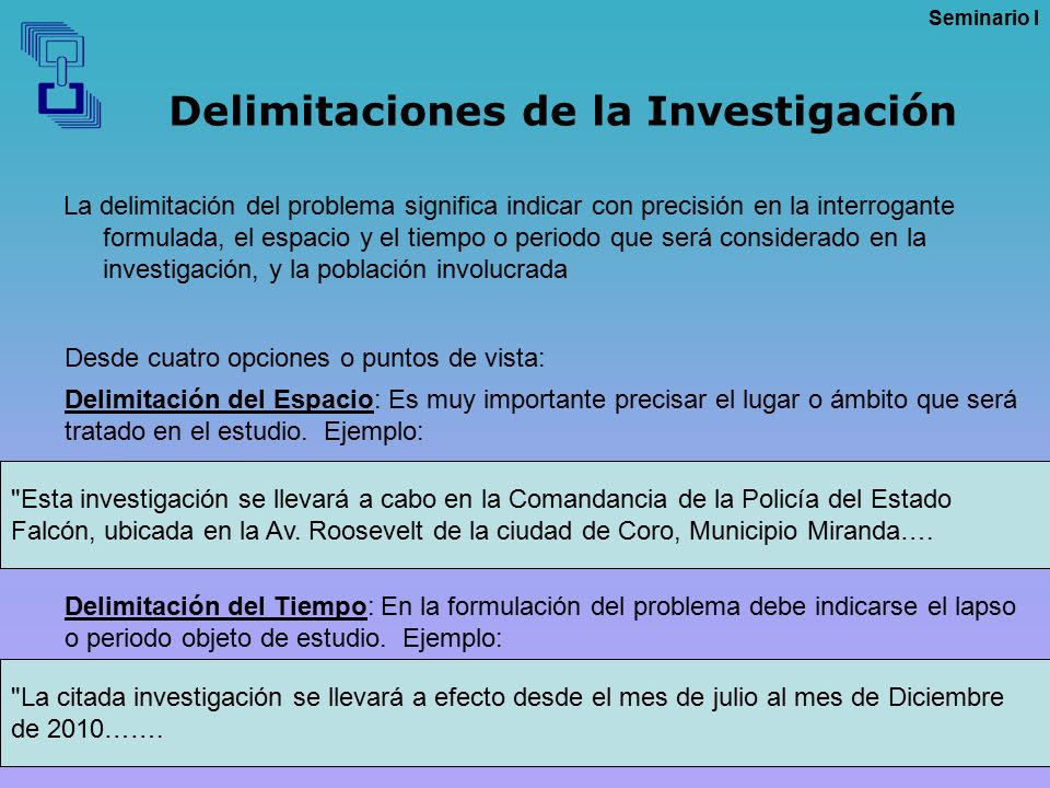 Como Hacer La Delimitacion Del Problema En Una Tesis