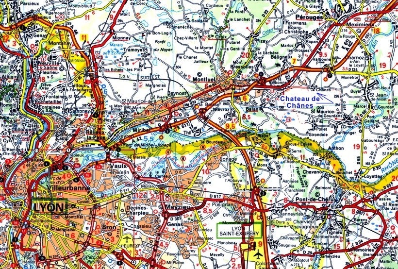 Route Occasion Carte Detaillee Michelin