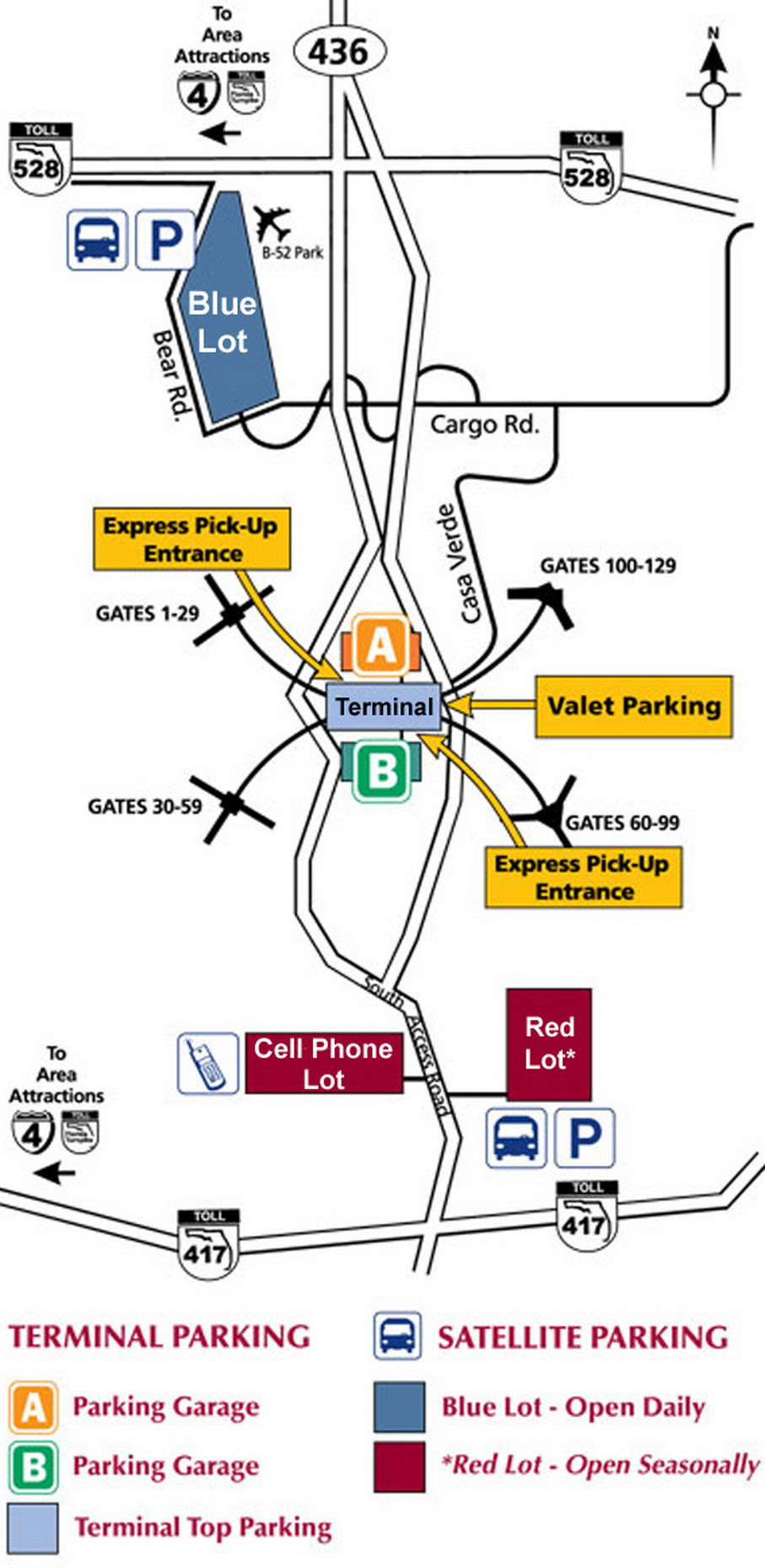 Orlando Airport Map Terminal B