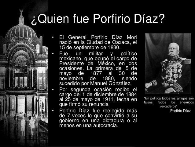 Historia De Mexico El Porfiriato