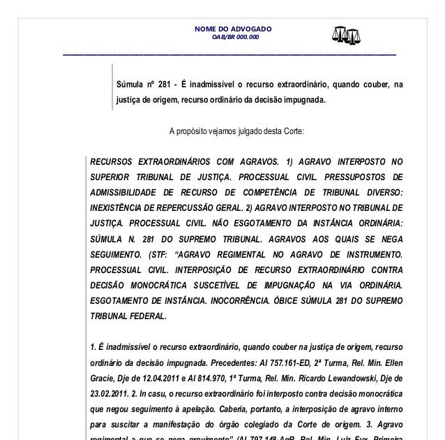 Modelo De Recurso Oab 2 Fase Vários Modelos