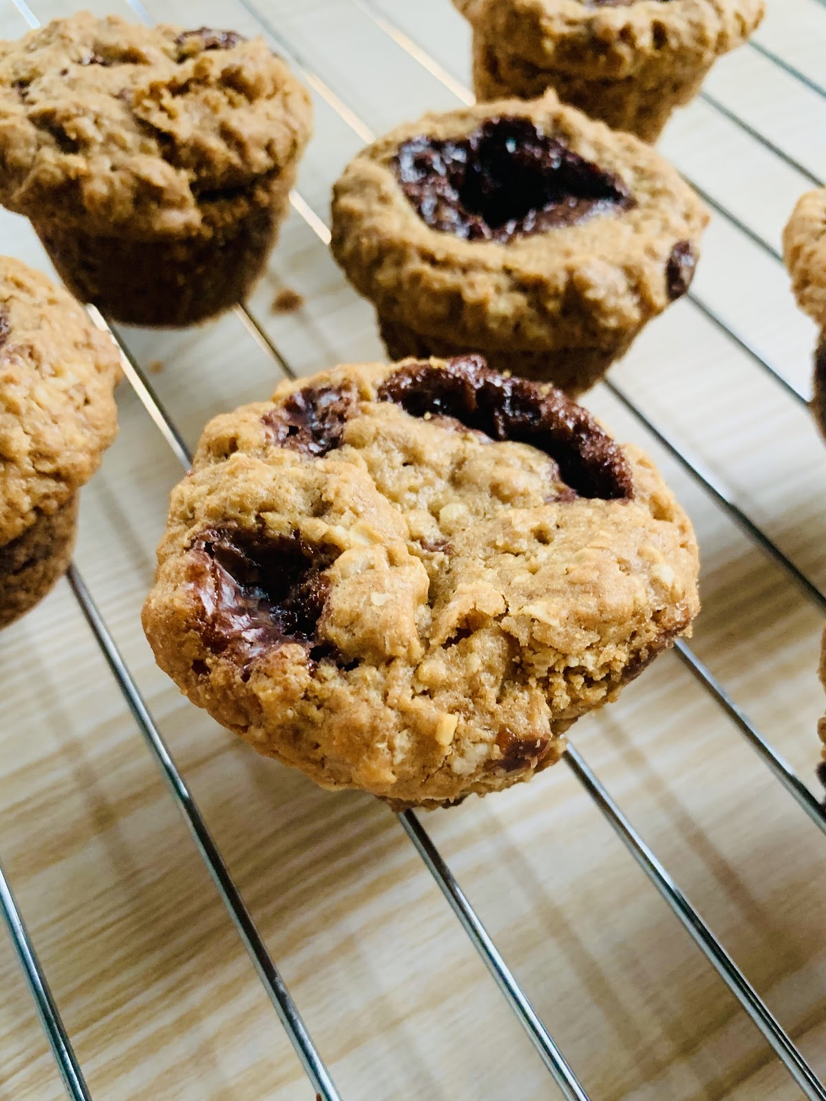 Fudgy Oatmeal Cookie Cups