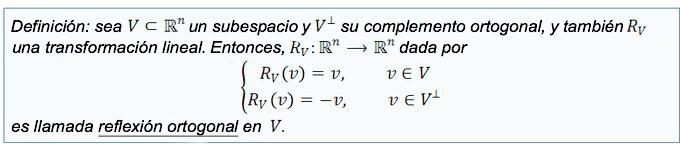 Reflexión Ortogonal Calculisto Resúmenes Y Clases De Cálculo