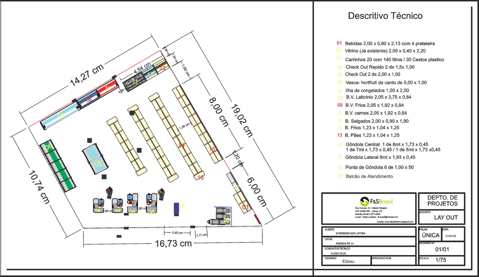 Fands Brasil Projeto Layout De Supermercado