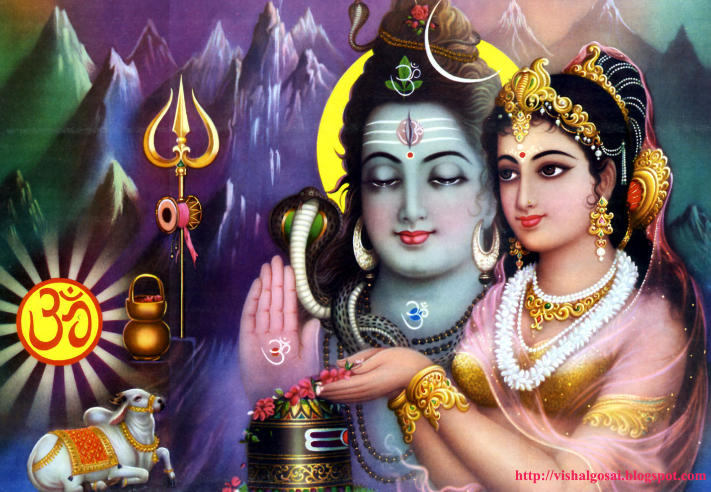 Vishal Gosai Lord Shiv And Maa Parvati Durga