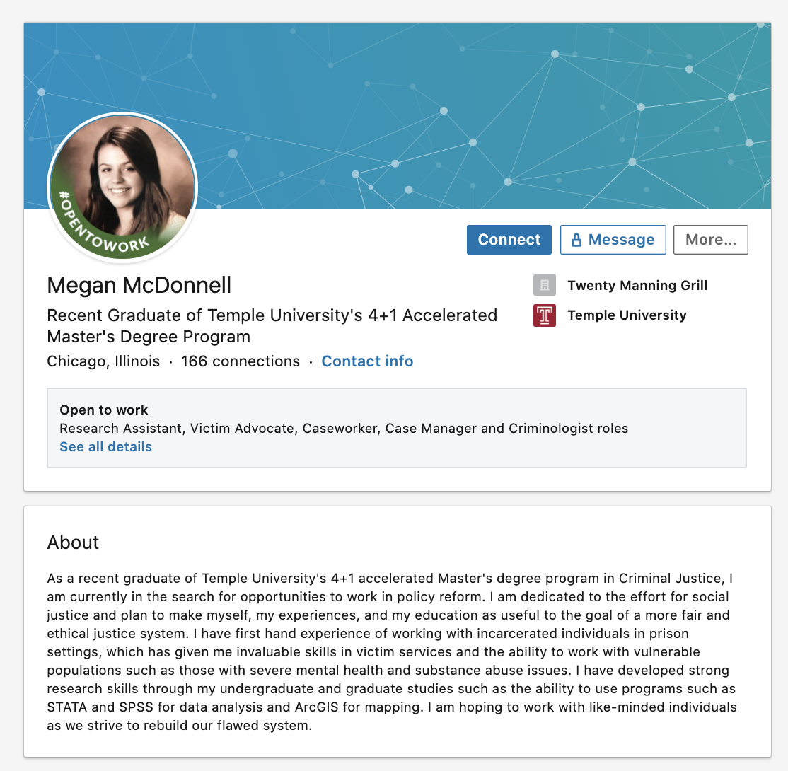 10 Stunningly Good Graduate Student Linkedin Summary Examples