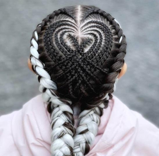 30 Cutest Knotless Braids With Heart Hairstyles Of 2023 Womanly And Modern