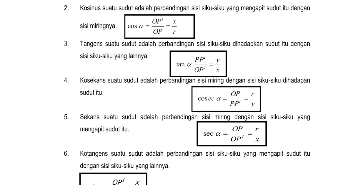 Contoh Soal Cerita Perbandingan Trigonometri Pada Segitiga Siku Siku