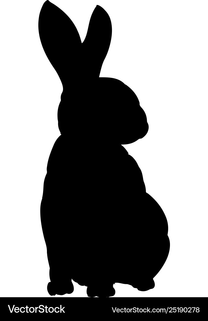 Bunny Silhouette Svg Free 259 File Include Svg Png Eps Dxf