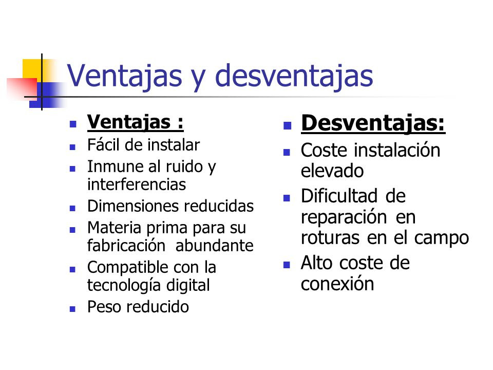 Ventajas Y Desventajas De La Fibra Ptica En La Industria Hot Sex Picture