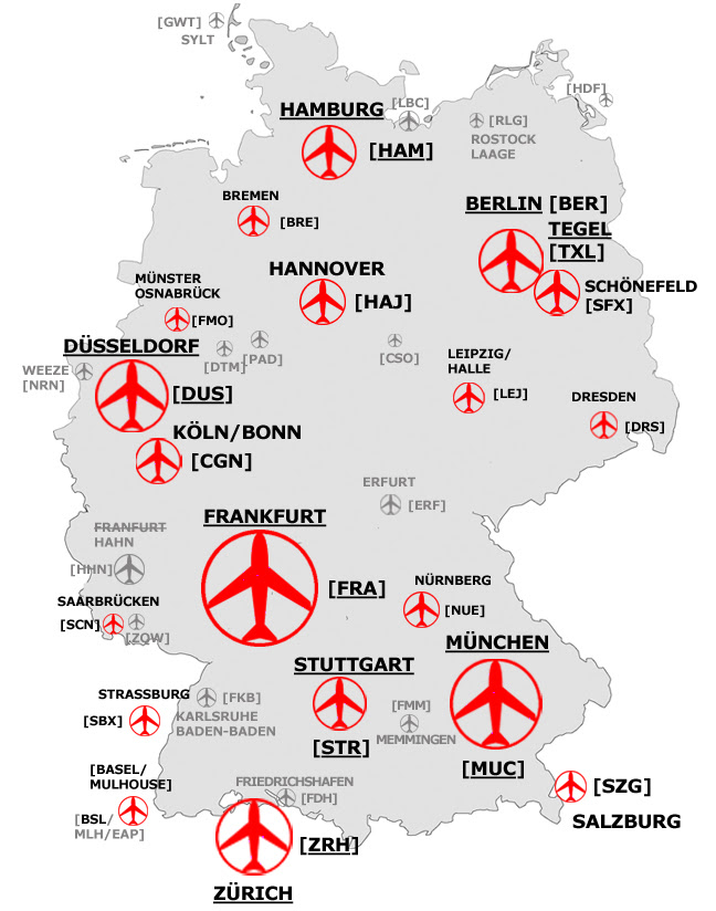 Airlines And Most Important Airports In Germany Vaga Tours