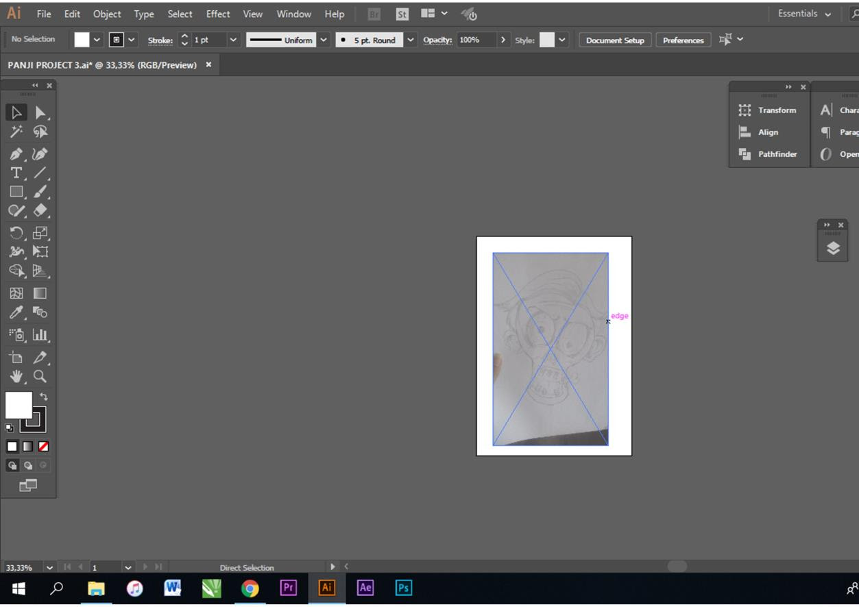 Membuat Vector Karakter Di Adobe Illustrator Kelas Desain Belajar