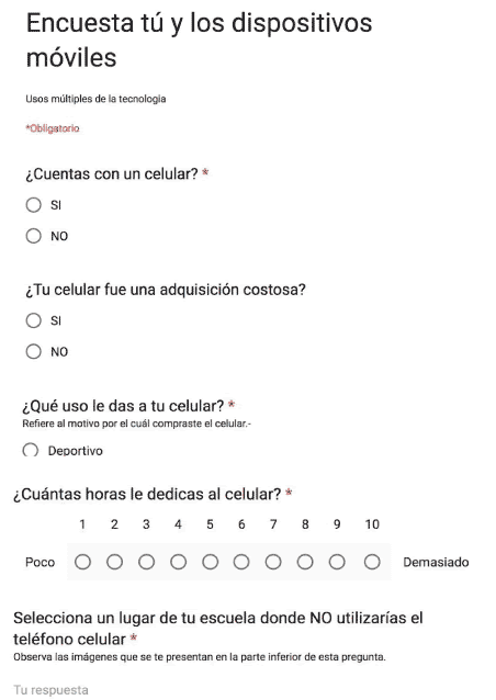 Encuesta Sobre El Uso Del Celular En La Escuela Compartir Celular