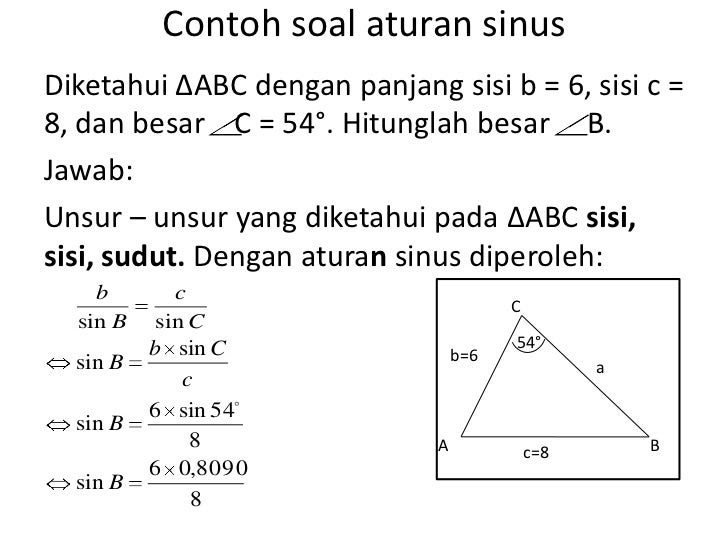 Soal Jawab Aturan Sinus Trigonometri Kelas X Kumpulan Kunci Jawaban Buku