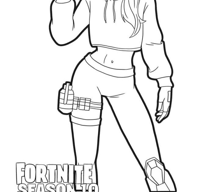 Coloriage Fortnite Veinarde My Xxx Hot Girl