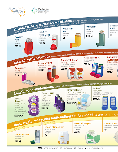 Inhaler Colors Chart Copd Inhalers Chart Usa Famba It Is Initially