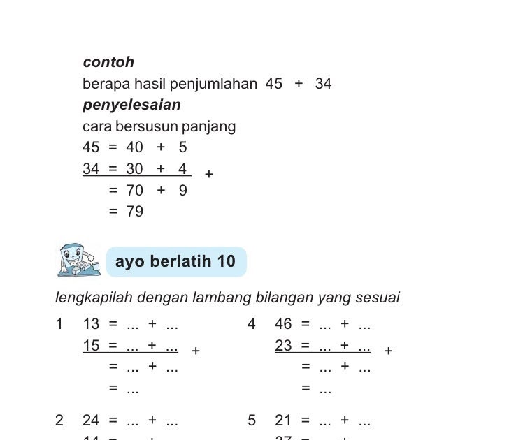 Cara Menghitung Pengurangan Bersusun Panjang Materi Belajar Online