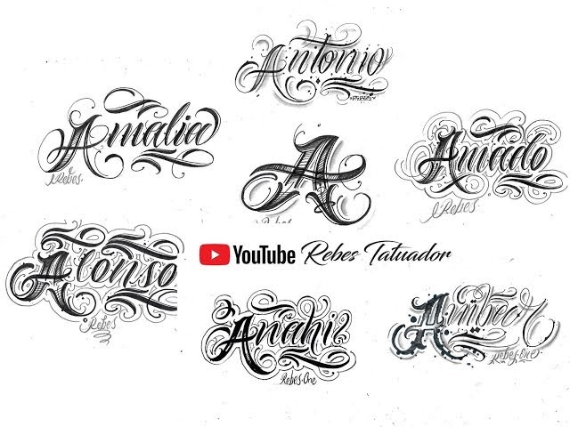 Letras Cursivas Para Tatuajes Abecedario Zettazone Wallpaper My Xxx